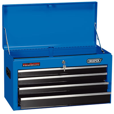 DRAPER Tool Chest, 4 Drawer, 26", Blue [14589] | eBay UK