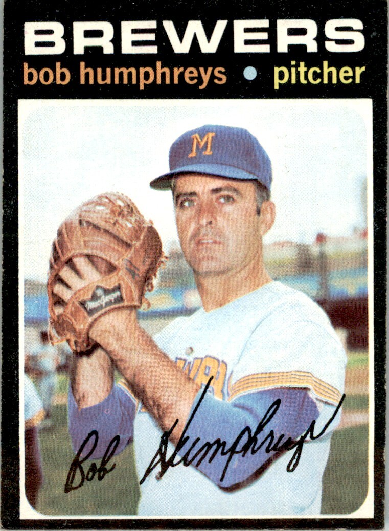 1971 TOPPS BOB HUMPHREYS MILWAUKEE BREWERS #236 EXMT-NM | eBay