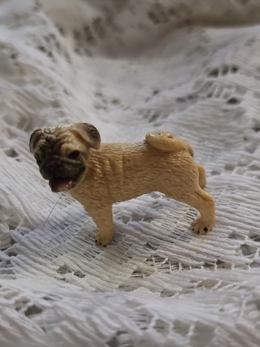Schleich PUG Dog Small Male Animal Figure Retired HTF | eBay