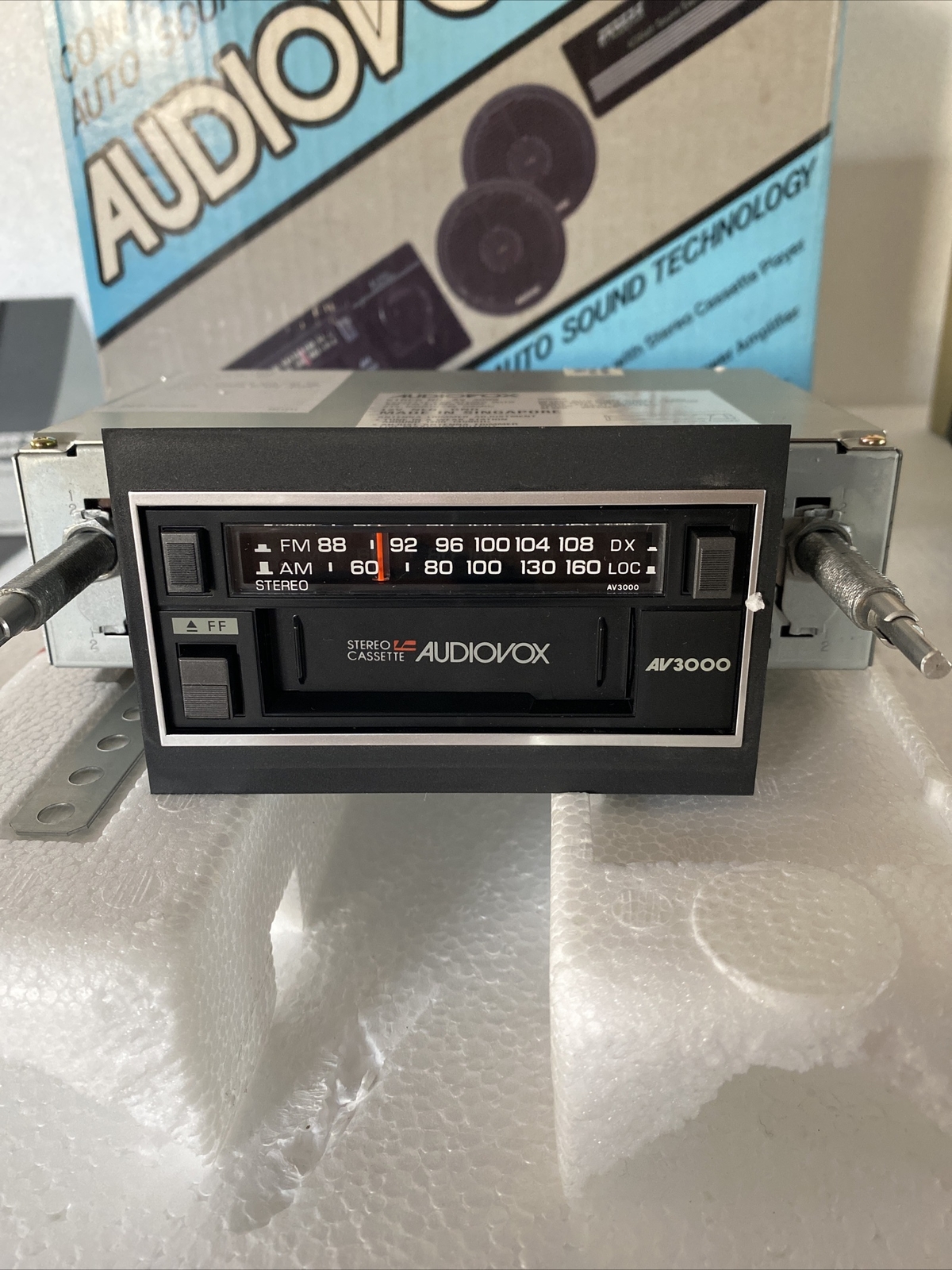 Vintage Audiovox AVX-1 Complete Auto Sound System New | eBay