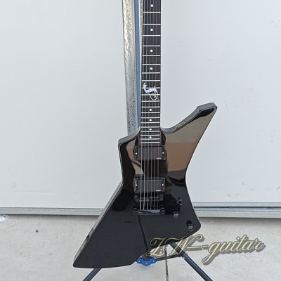 James Hetfield Snakebyte Explorer Black Electric Guitar 12th Fret Snake ...