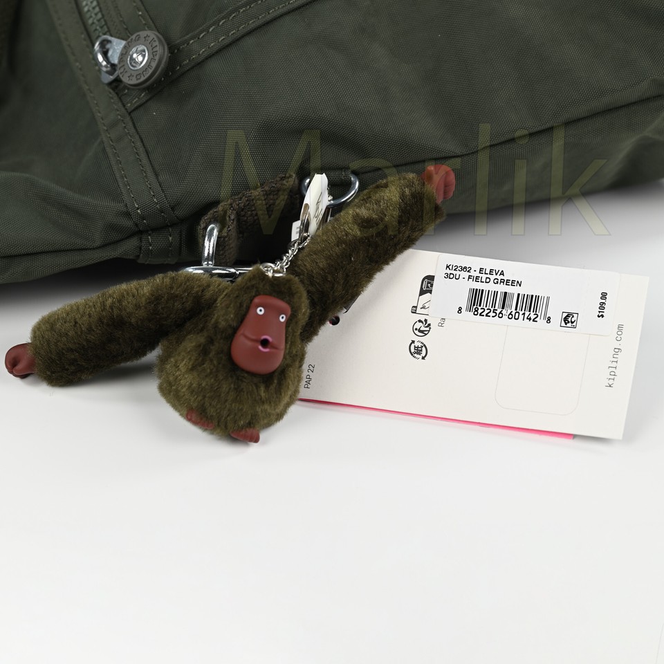 Genuine Kipling Eleva Convertible Nylon Crossbody Shoulder Tote Bag ...