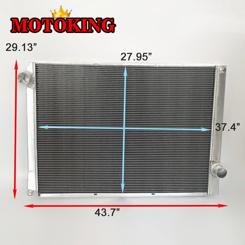 Truck Aluminum Radiator For Ford AeroMax Louisville LA LNT L9000 LN LT ...