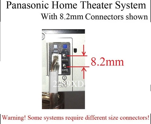 2x 20ft speaker cables made for Panasonic SE-FX67/FX70 SH-FX71 Wireless ...