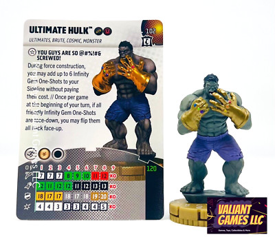 Marvel Heroclix Ultimate Hulk #102 w/ Card Collector's Trove Set | eBay