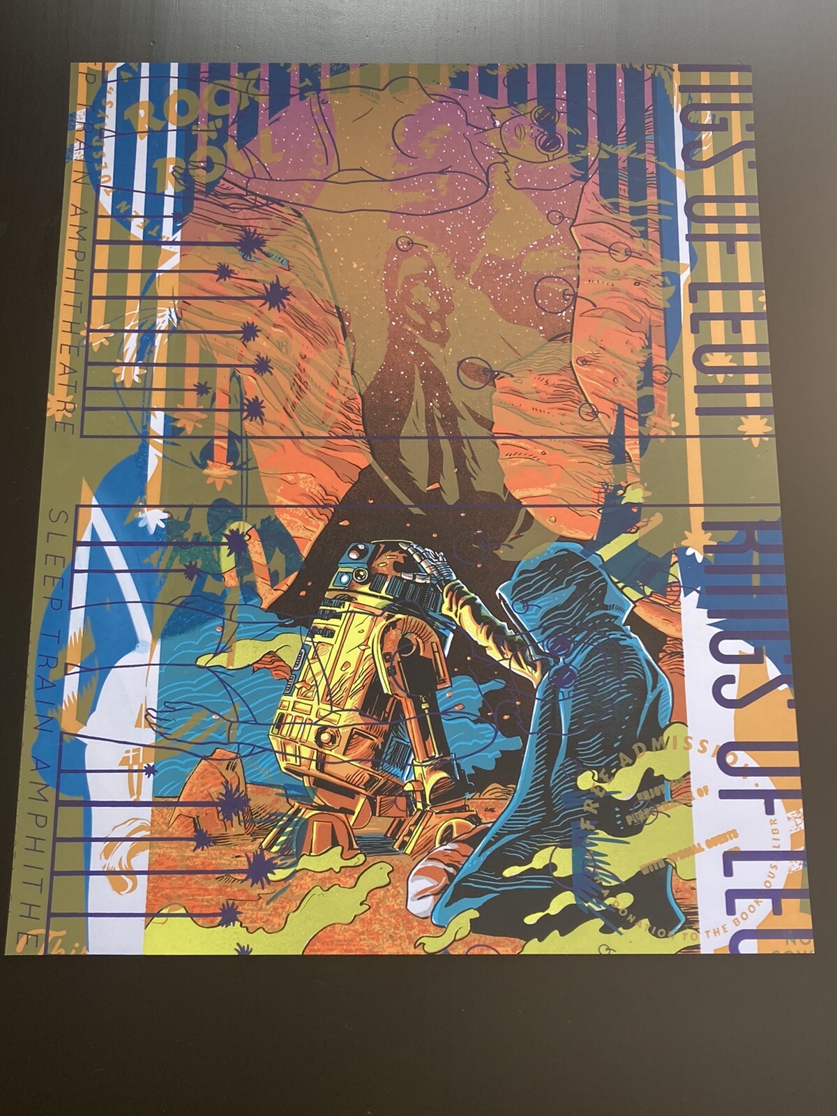 OOAK KING OF LEON X STAR WARS TEST PRINT MONDO POSTER TIM DOYLE ...