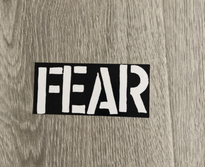 Fear Sticker - Punk Band Punk Rock Sticker | eBay