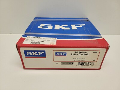 NEW FACTORY SEALED! SKF EXPLORER SPHERICAL ROLLER BEARING 23124-CC ...
