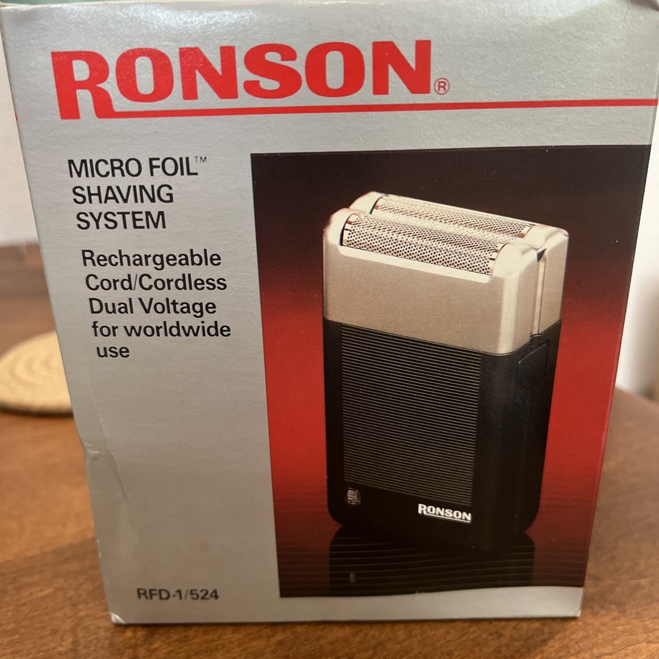 Vintage Ronson Micro Foil Shaving System| Electric Shaver Model RFD-1 ...