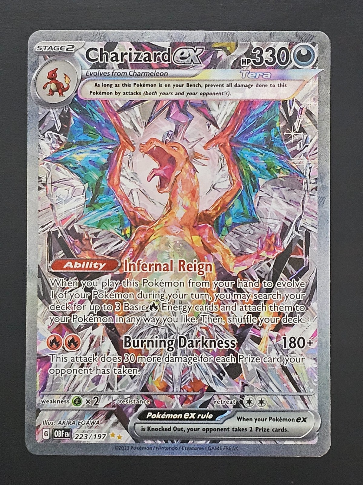 Charizard ex 223/197 - Special Illustration Rare Card | Obsidian Flames ...