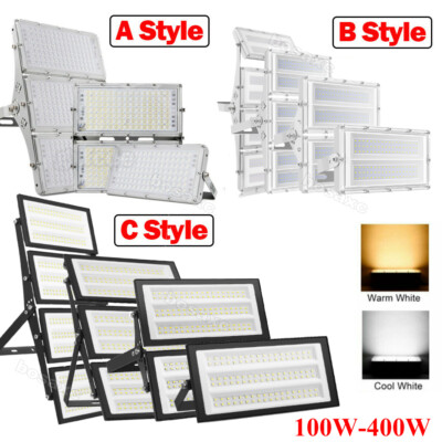 400W - 100W LED Flood Light Outdoor Module Spotlight Garden Yard Lamp ...