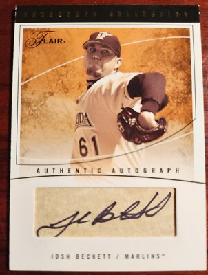 2003 Flair Josh Beckett Autograph Collection AC-JB #11/25 | eBay