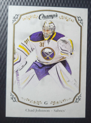 2015-16 Upper Deck Champ's CHAD JOHNSON Buffalo Sabres Hockey NHL Card ...