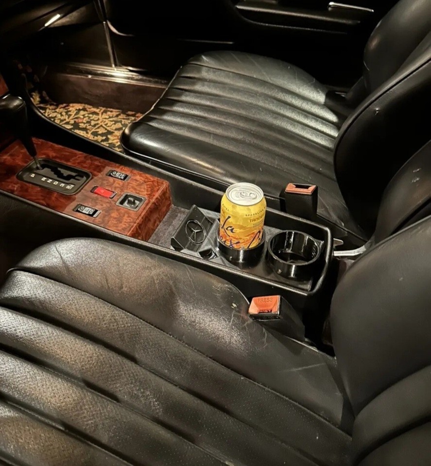 Mercedes Benz W123 & W124 & R107 CUP HOLDER w/ PHONE and Coin Slot ...