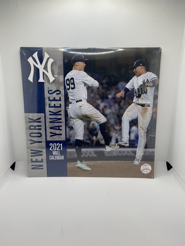 Collectible New York NY Yankees 2021 Wall Calendar New Factory Sealed ...