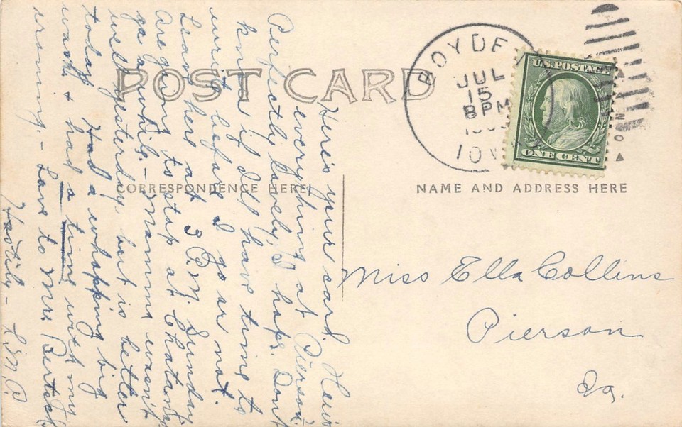 RPPC M.E. Church Sheldon, Iowa 1908 Vintage Real Photo Postcard | eBay
