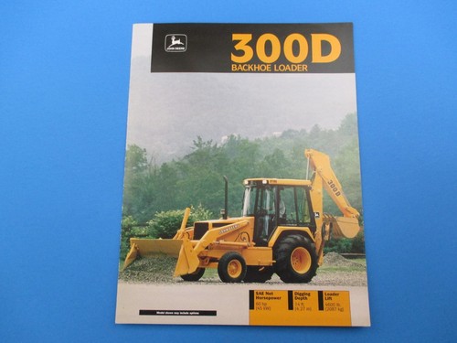 Original John Deere Sale Brochure300D Backhoe Loader M3033 | eBay