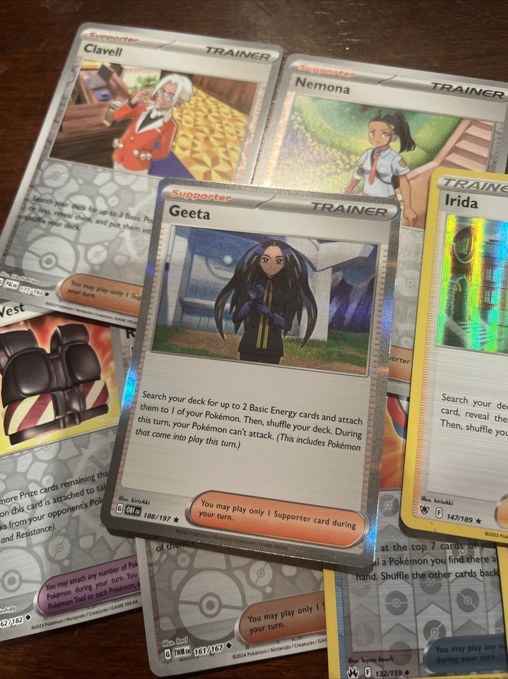 Pokemon TCG Trainer Card Bulk Lot - 200 Trainers + 20 Holo/Reverse Holo ...