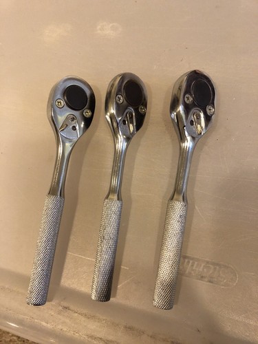 Proto 3/8” Professional Drive Ratchet 7”Long #5249 Selling all (3)Made ...