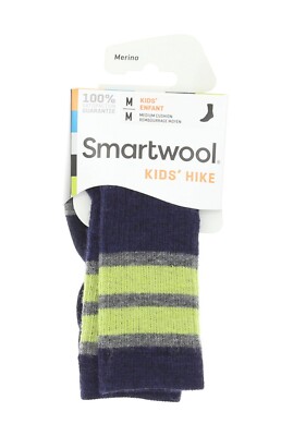 Smartwool Kids Striped Hike Medium Crew in Navy Size M L15821 | eBay