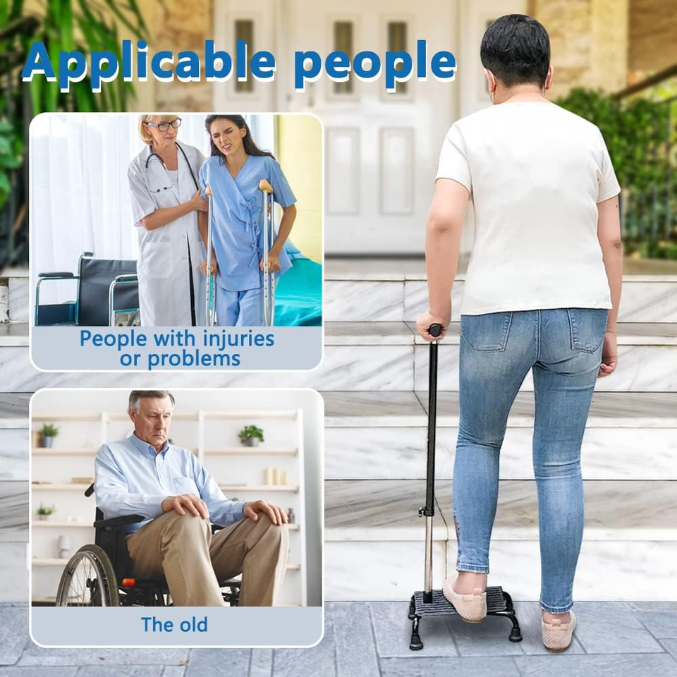 Stair Climbing Cane Half Step Stair Lifts Aid Seniors Balance Walking ...