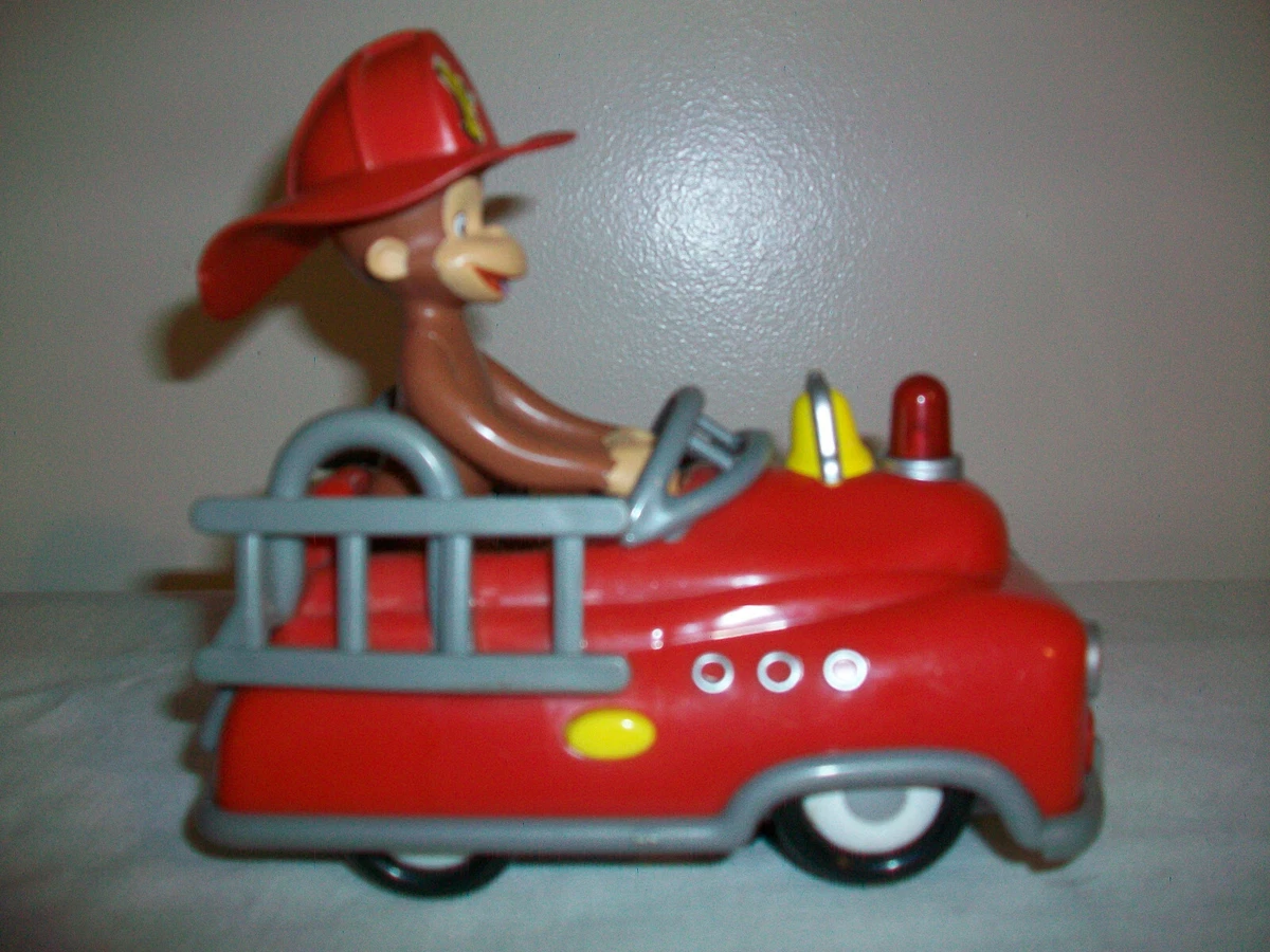 Curious George Fire Truck Graphic