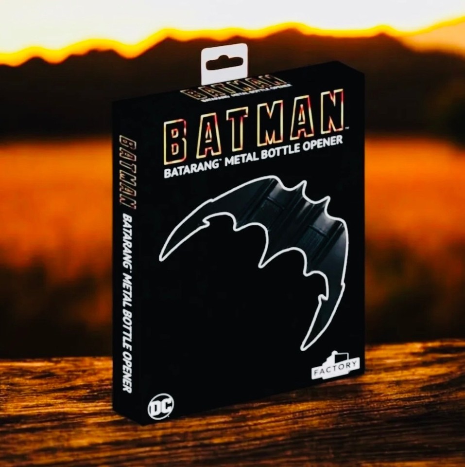 Batman 1989 Batarang Metal Bottle Opener DC Comics Bar Tool NIB | eBay