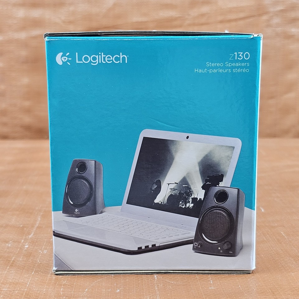 Logitech Z130 10W Speakers Full Stereo Immersive Sound (New in Box) | eBay