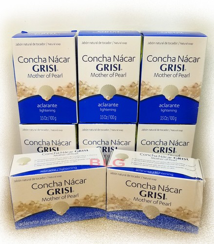 GRISI MOTHER OF PEARL SOAP Scented 3.5oz Bars Regenerate Concha Nacar ...