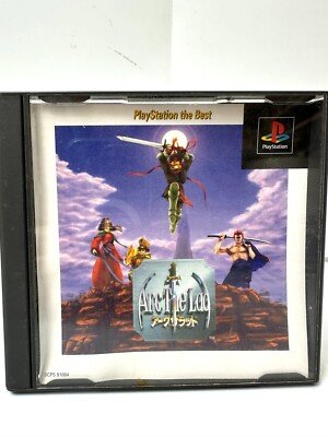 Arc the Lad PS1 Namco Complete with Spine Card NTSC-J Japan Version ...