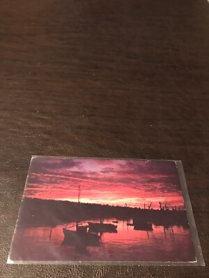 SUNSET - MONTEREY BAY - CALIFORNIA - UNPOSTED POSTCARD | eBay