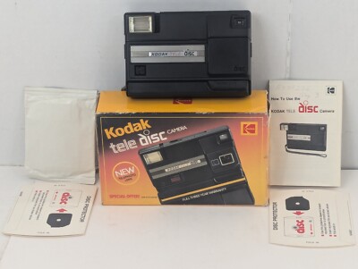Vintage Kodak Tele Disc Camera W/ Box And Booklet | eBay