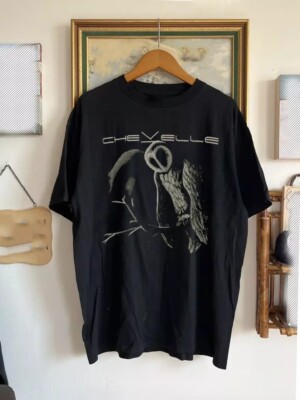 Chevelle band Tour Rock Album Black T shirt Reprint digital tee vtg ...