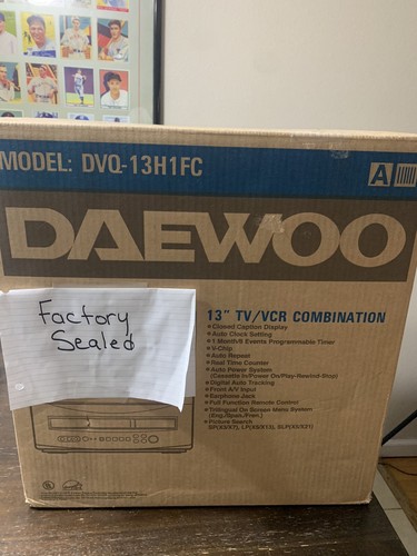 NIB Sealed/New Daewoo DVQ-13H1FC 13" Color TV/VCR/VHS Combo Movies ...