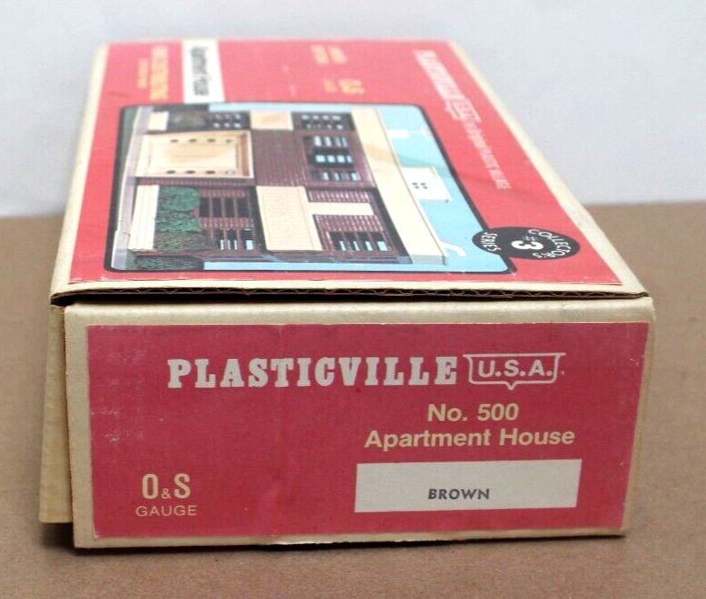 King Distributing Plasticville 500 O/S Apartment House kit NIB Brown | eBay
