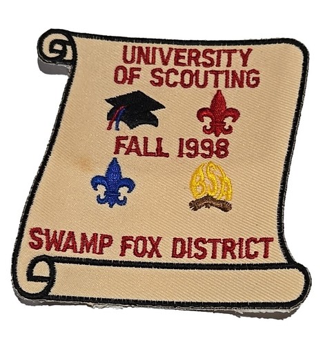 University Of Scouting Fall 1998 Swamp Fox District Patch - BSA - 1822 ...