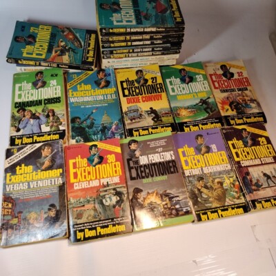 The Executioner Mack Bolan Soft Cover Book Lot (41) | eBay