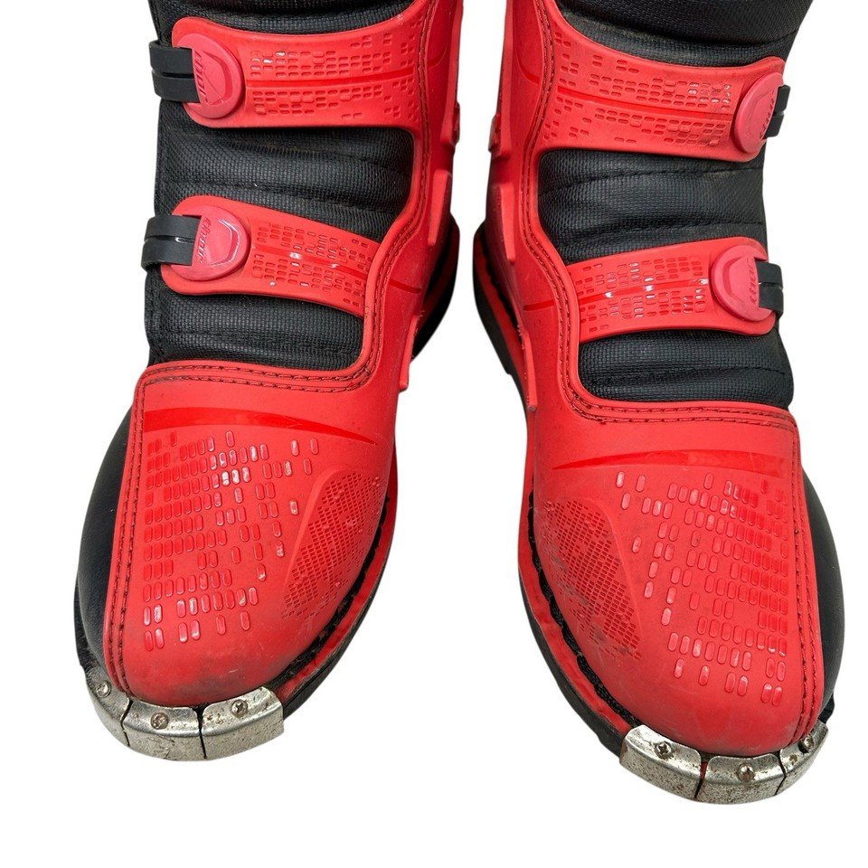 Thor Blitz XP MX Red Black Motocross Off Road Riding Boots Men's US 10 ...