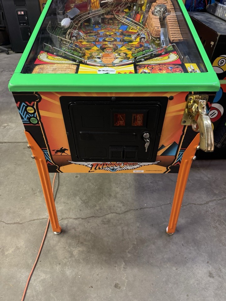 1993 Williams Indiana Jones Pinball Machine – Fully Serviced, Unique ...