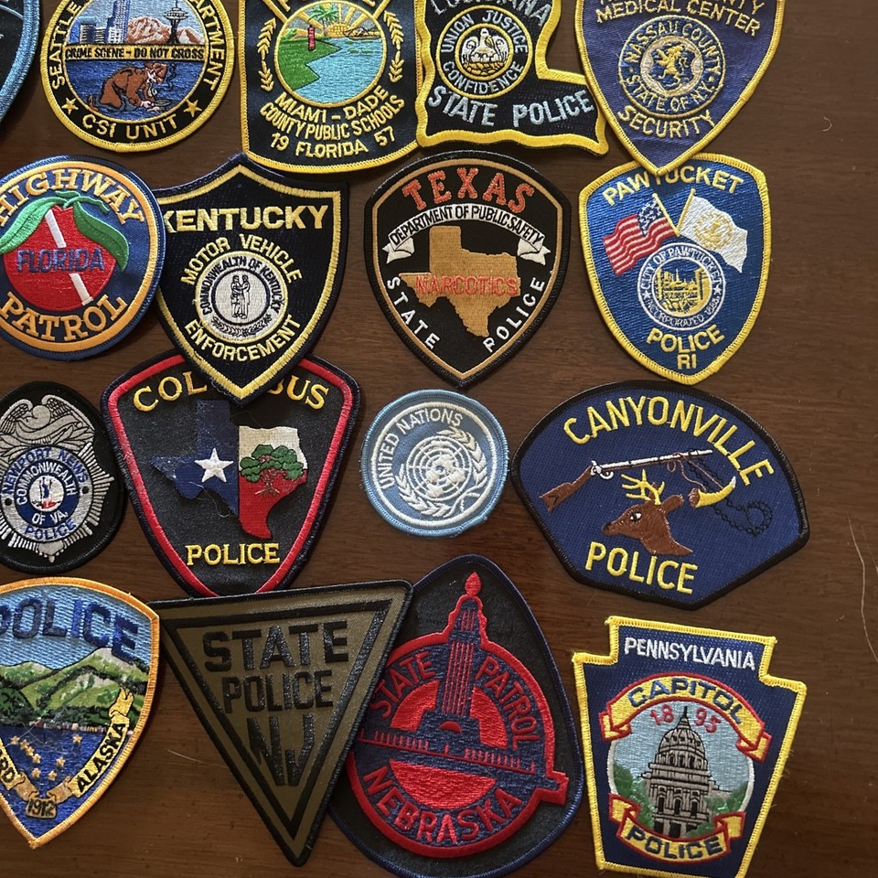 Lot Of 35 Police Patches | eBay