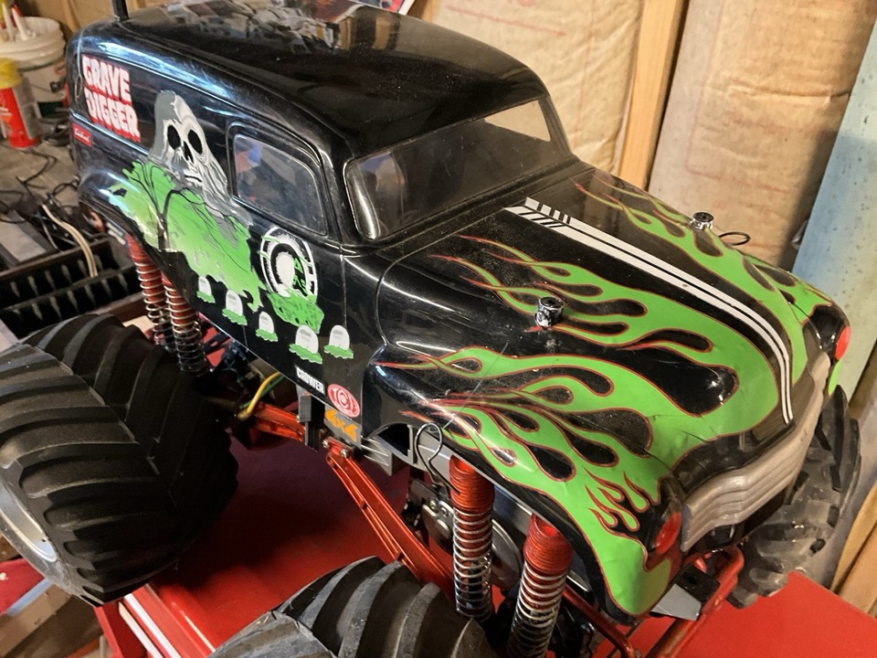 Grave Digger Tamiya Original Clod Buster 1/10 RC 4WD Monster Truck | eBay