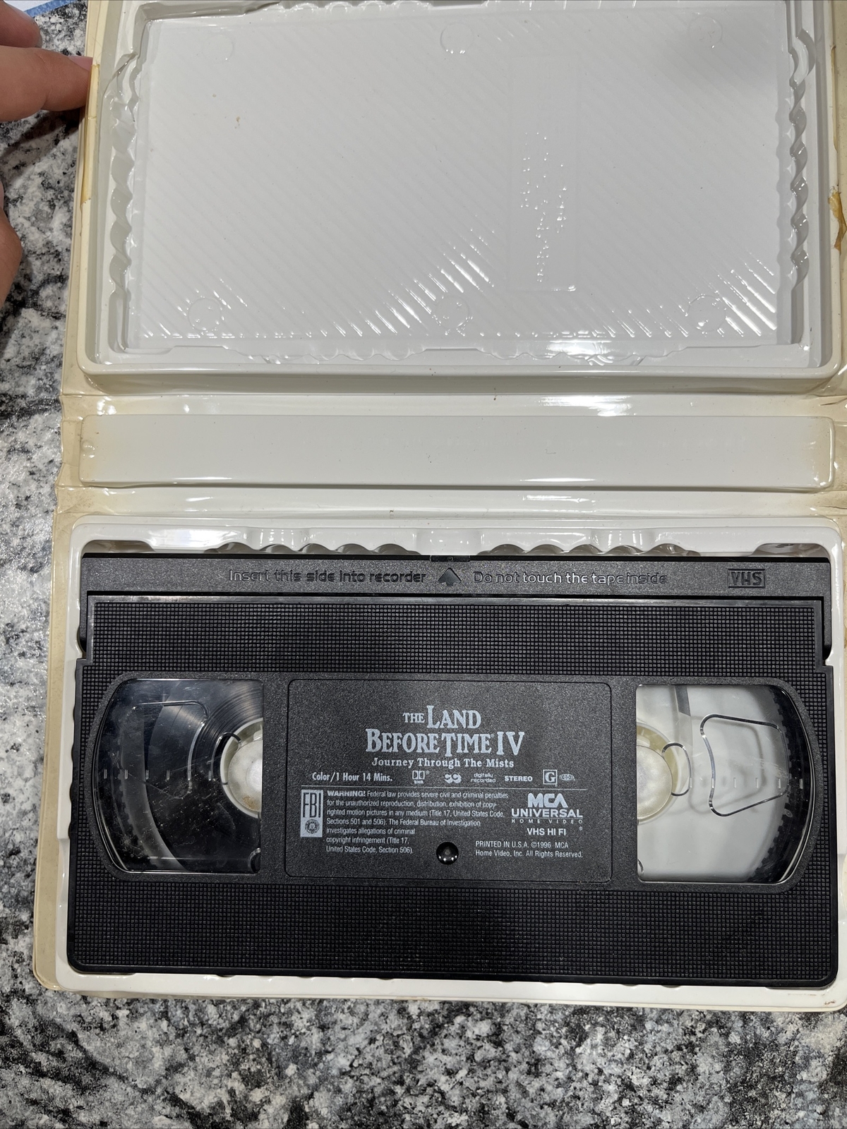 The Land Before Time VI: The Secret of Saurus Rock (VHS, 1998, Clamshell... 96898336130| eBay