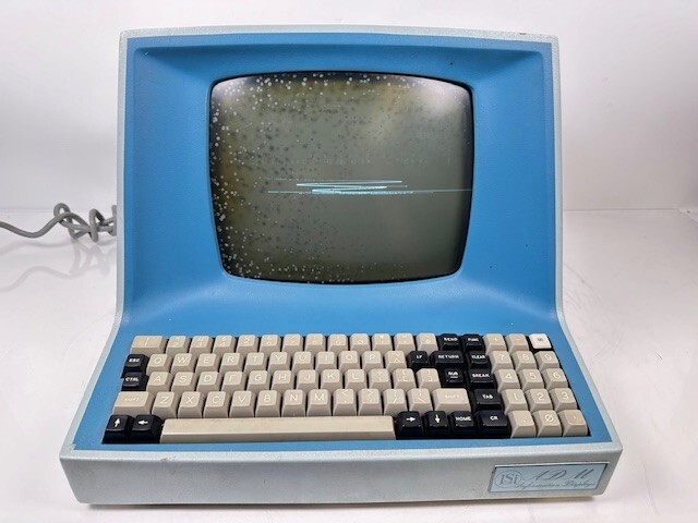 Vintage LSI Lear Siegler Inc ADM-1A Computer Terminal Monitor POWERS ON ...