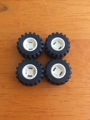 Lego Wheel Part 6014 X4 White | eBay