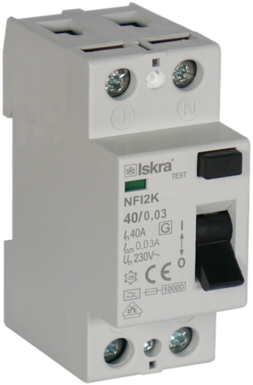 Fehlerstromschutzschalter FI-Schalter RCD 2,4-polig 25A 40A 30mA ...