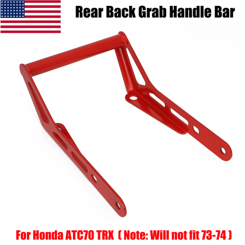 For Atc70 Honda Atc 70 Red Grab Bar Handle Pit Trike 3Wheeler 125 140 ...