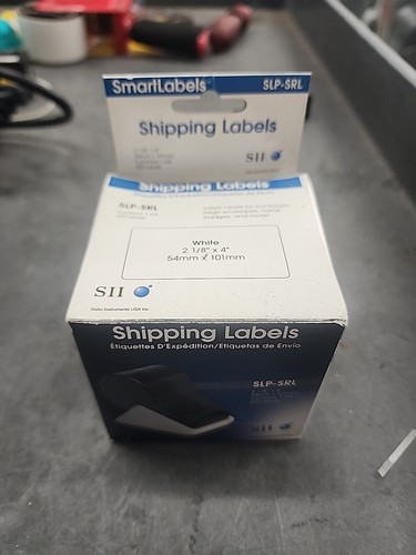 Seiko SmartLabels Wide Shipping Labels 2-1/8 x 4" White 220/Box SLP SRL NEW | eBay