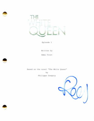 Rebecca Ferguson Signed Autograph The White Queen Full Pilot Script ...