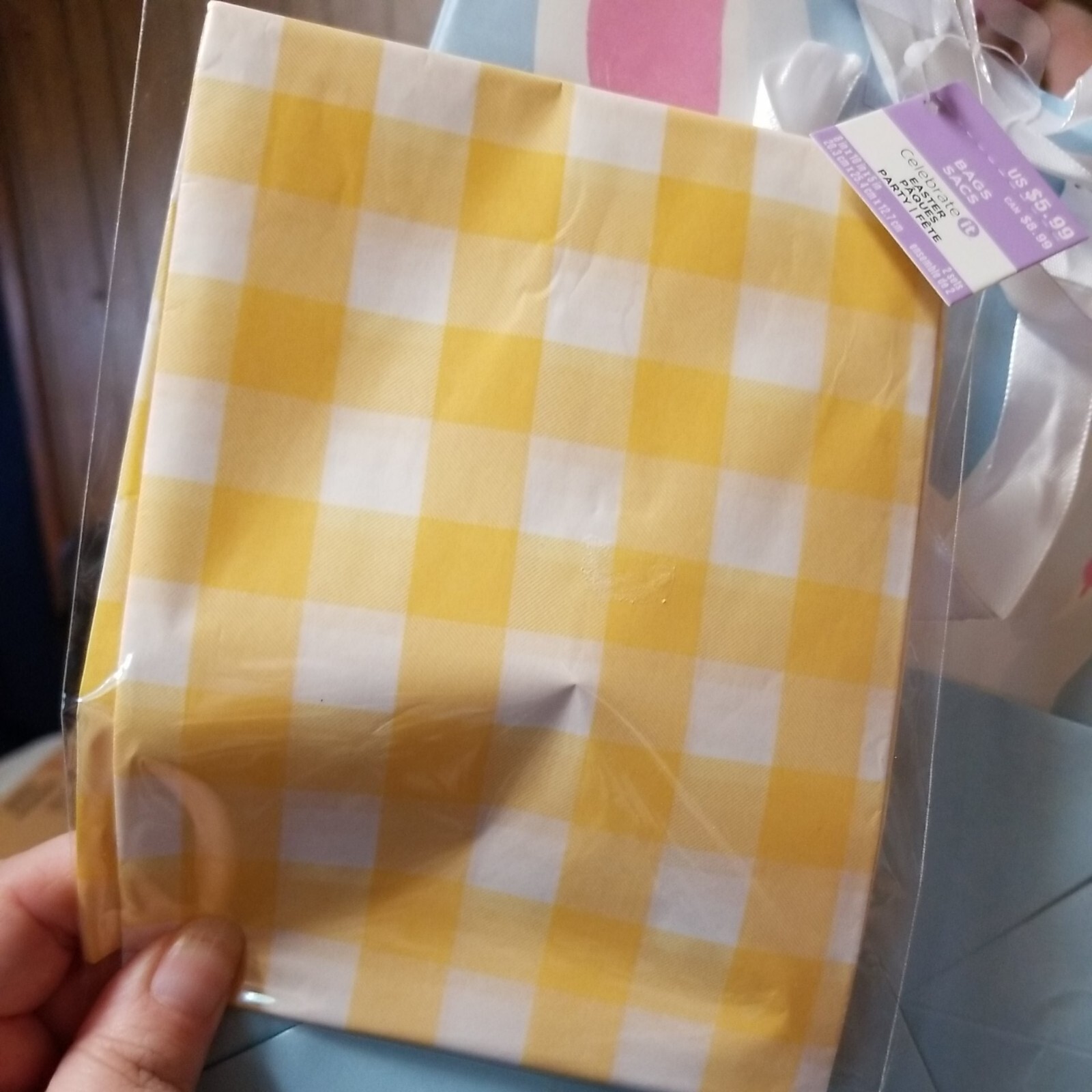 Lot of 2 packs Easter Gift Bag comes with 2 bags and tissue paper per ...
