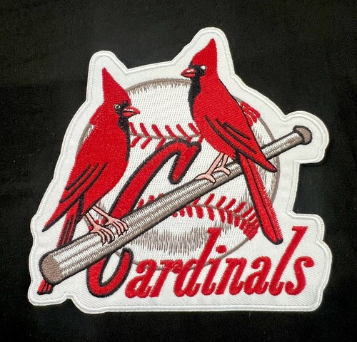 Vintage Logo Bird On Bat St. Louis Cardinals Big Large 5in. Iron / Sew ...